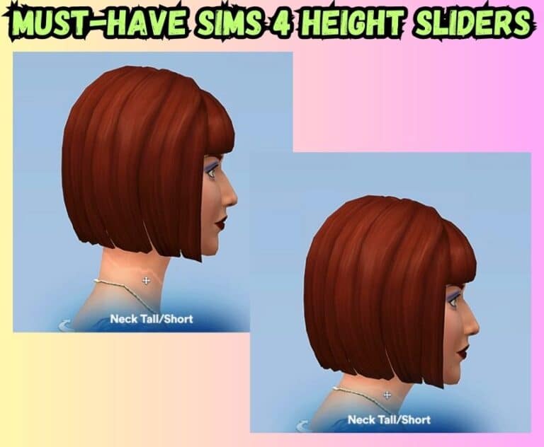 15+ Genius Sims 4 Height Slider Mods For Custom Tall Sims & Short Sims