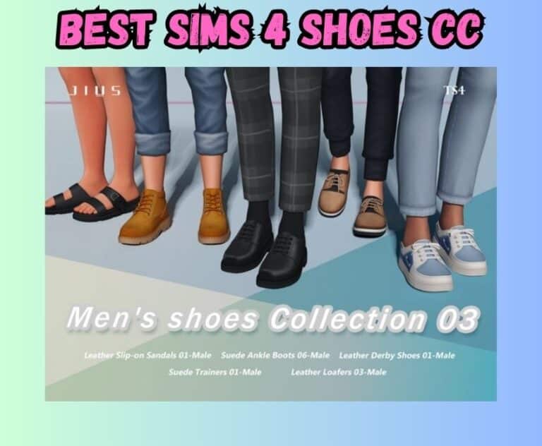 31+ Stylish Sims 4 Shoes CC Sneakers, Heels, Boots, & Sandals For Your ...