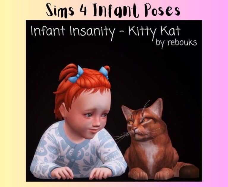 27+ Precious Sims 4 Infant Poses For The Perfect Sims Baby Photo