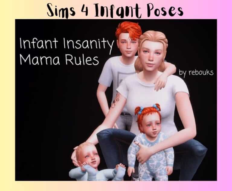 27+ Precious Sims 4 Infant Poses For The Perfect Sims Baby Photo