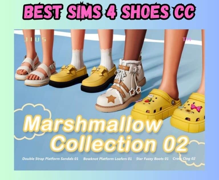 31+ Stylish Sims 4 Shoes CC Sneakers, Heels, Boots, & Sandals For Your ...