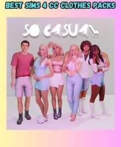 75+ Latest Sims 4 CC Clothes Packs (Upgrade Your Sims Wardrobe)