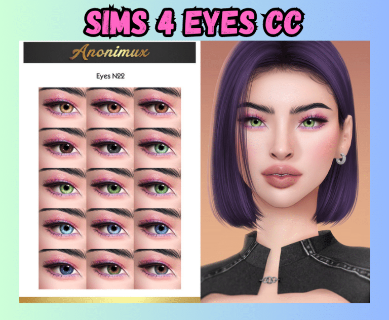 29+ Gorgeous Sims 4 Eyes CC Mods (Maxis Match Eyes, Natural Eyes ...