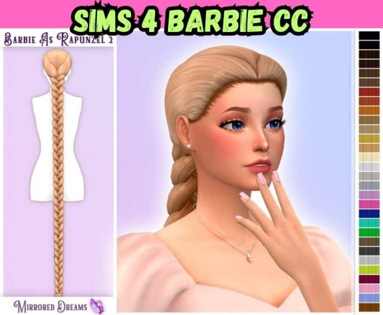 67+ Fabulous Sims 4 Barbie CC & Ken (Poses, BarbieCore Clothes, And Builds)