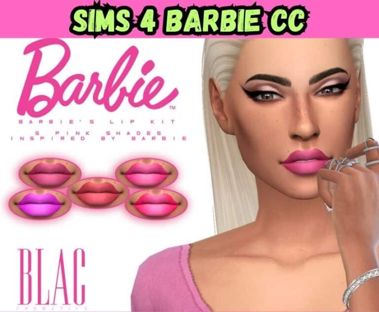 67+ Fabulous Sims 4 Barbie CC & Ken (Poses, BarbieCore Clothes, And Builds)