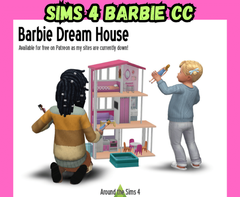 67+ Fabulous Sims 4 Barbie CC & Ken (Poses, BarbieCore Clothes, And Builds)