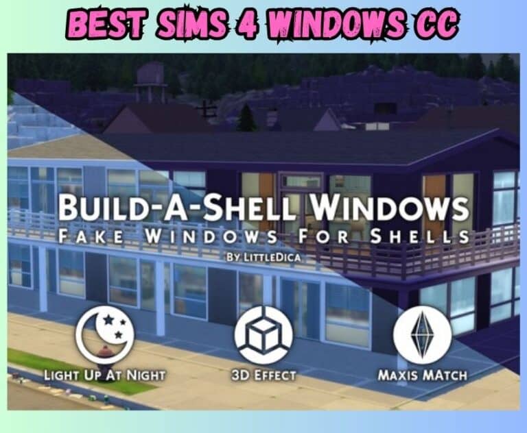 23+ Stunning Sims 4 Window CC That Will Transform Your Sims Home ...
