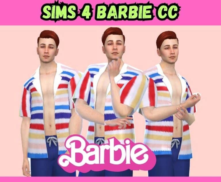 67+ Fabulous Sims 4 Barbie CC & Ken (Poses, BarbieCore Clothes, And Builds)