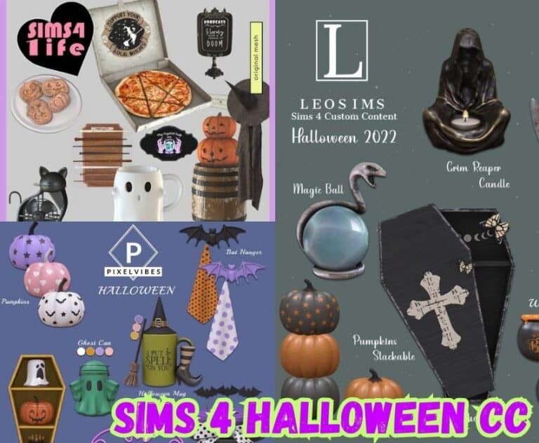 35+ Wicked Sims 4 Halloween CC (Spooky Decor, Creepy Costumes, & Occult ...