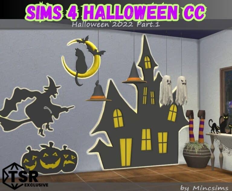 35+ Wicked Sims 4 Halloween CC (Spooky Decor, Creepy Costumes, & Occult ...