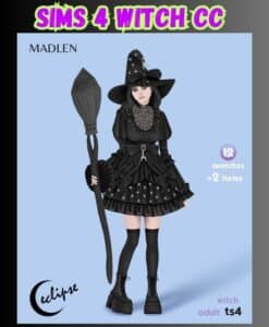 35+ Magical Sims 4 Witch CC (Spells, Clothing, Witchcraft, Magic, & Brooms)