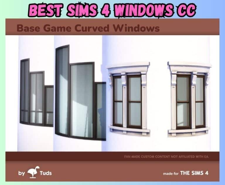 23+ Stunning Sims 4 Window CC That Will Transform Your Sims Home ...