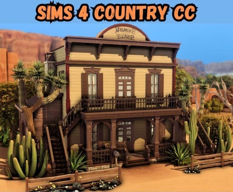 25+ Stylish Sims 4 Country CC (Western Decor, Country Clothes, & Ranch ...