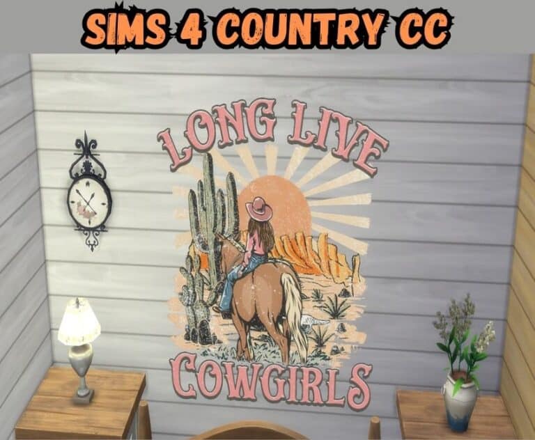 25+ Stylish Sims 4 Country CC (Western Decor, Country Clothes, & Ranch ...