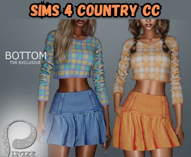 25+ Stylish Sims 4 Country CC (Western Decor, Country Clothes, & Ranch ...