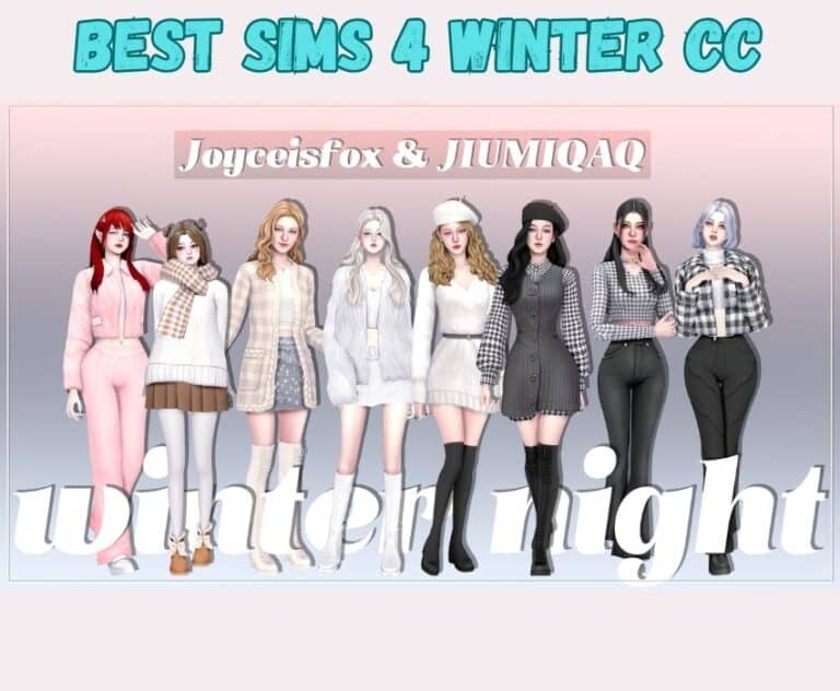 27+ Icy Sims 4 Winter CC: Winter Clothes CC, Winter Decor, & More!