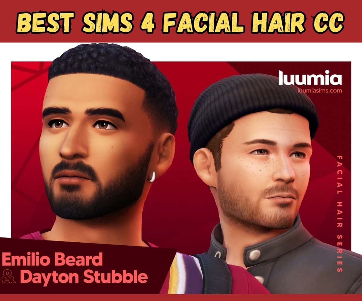 19+ Amazing Sims 4 Facial Hair CC (Beards, Mustaches, Stubble, & Goatees)