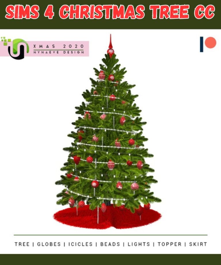 21+ Jolly Sims 4 Christmas Tree Cc (Lights, Ornaments, Spruce, Fir ...