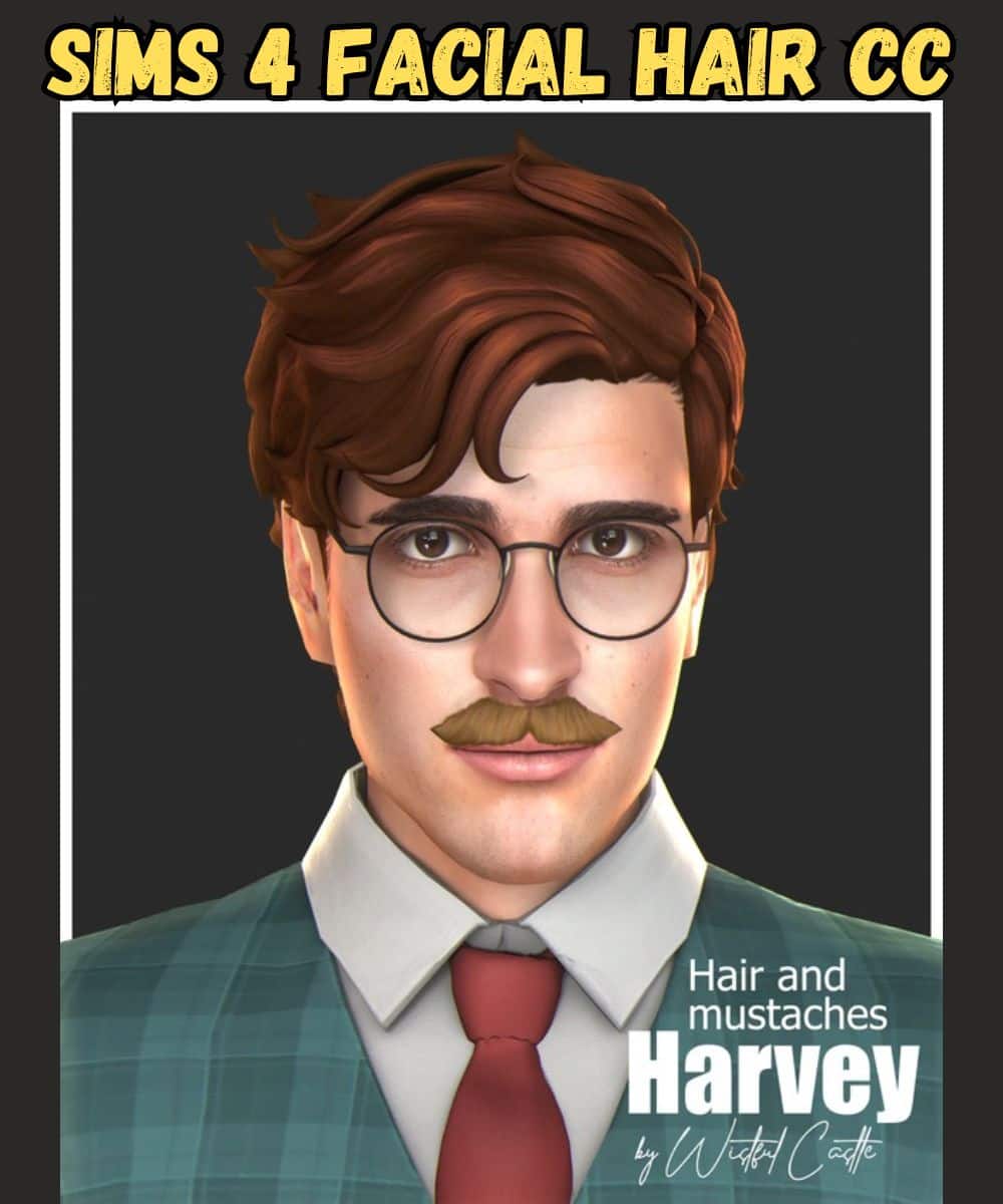 19+ Amazing Sims 4 Facial Hair CC (Beards, Mustaches, Stubble, & Goatees)