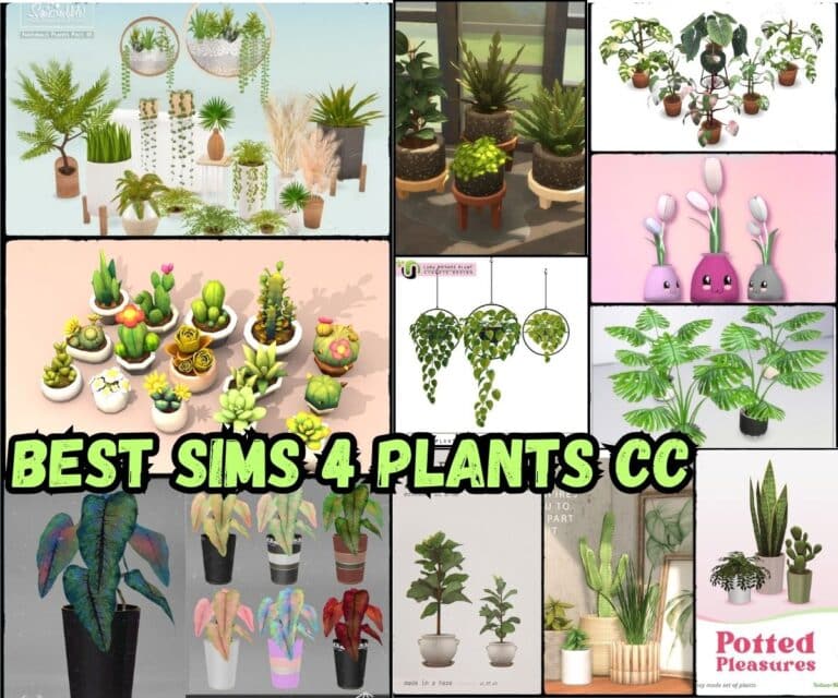 23+ Relaxing Sims 4 Plants CC (Flowers, Potted Plants, Succulents, & More)