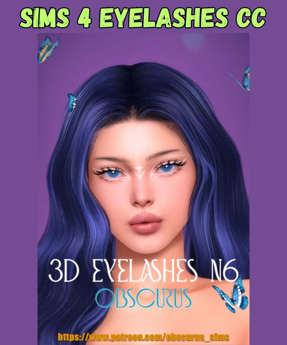 21+ Gorgeous Sims 4 Eyelashes CC (Natural Lashes, Realistic Lashes, 3D ...