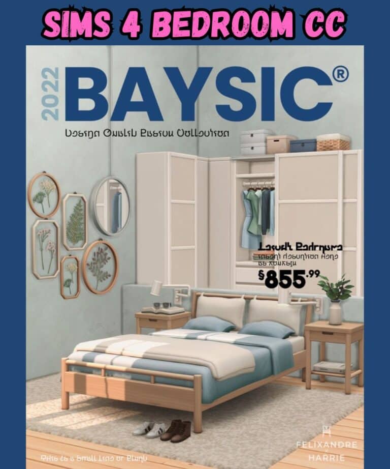 23+ Cozy Sims 4 Bedroom CC (Bedding, Furniture, Decor, & More)