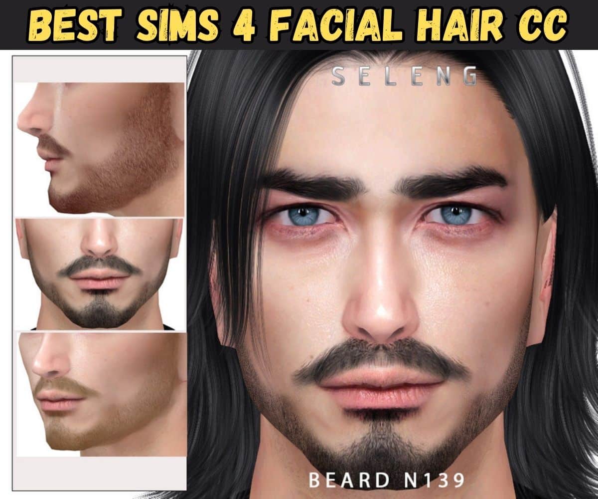 19+ Amazing Sims 4 Facial Hair CC (Beards, Mustaches, Stubble, & Goatees)