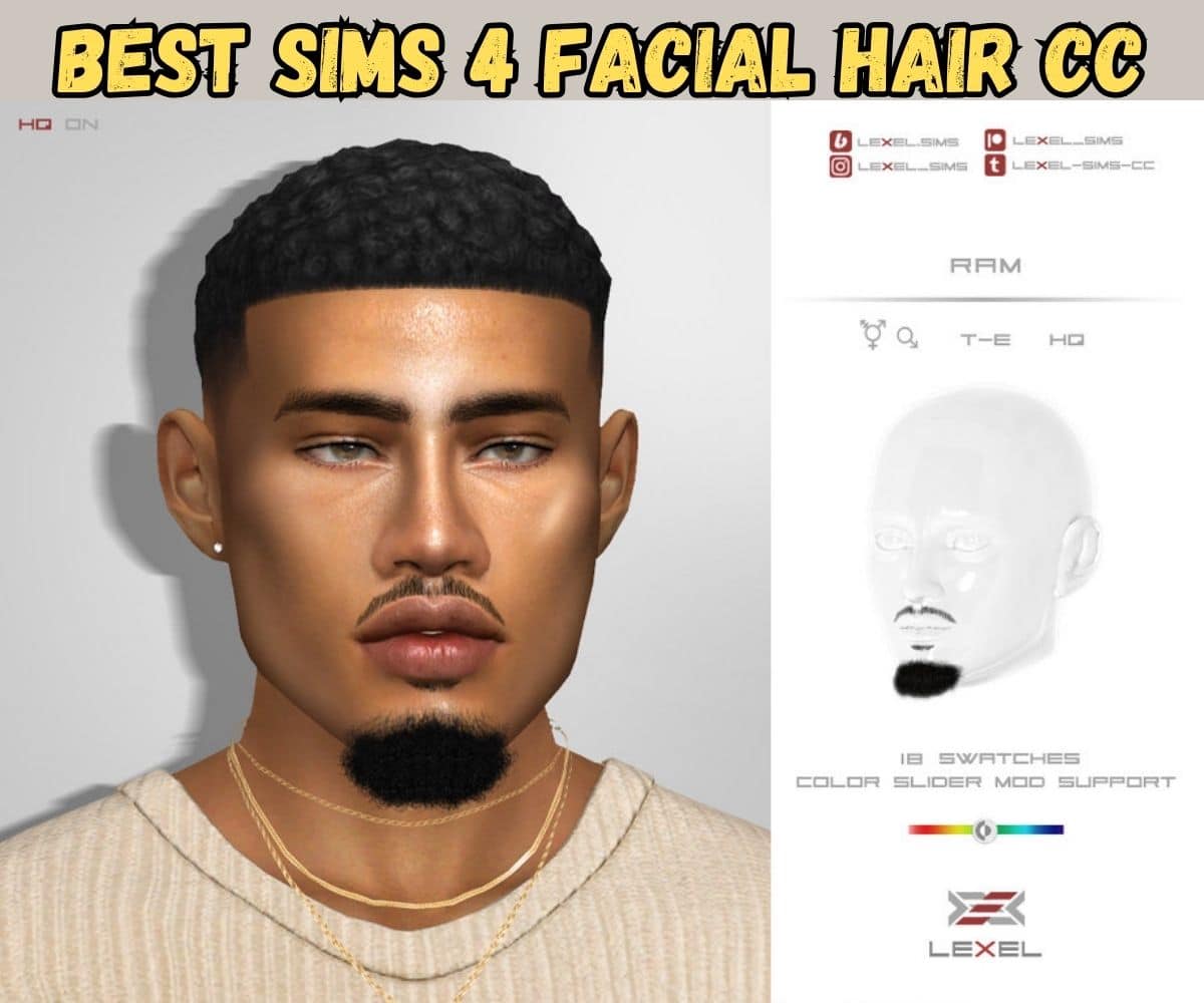 19+ Amazing Sims 4 Facial Hair CC (Beards, Mustaches, Stubble, & Goatees)
