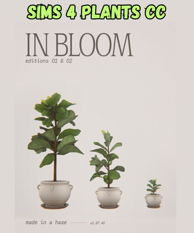 23+ Relaxing Sims 4 Plants CC (Flowers, Potted Plants, Succulents, & More)