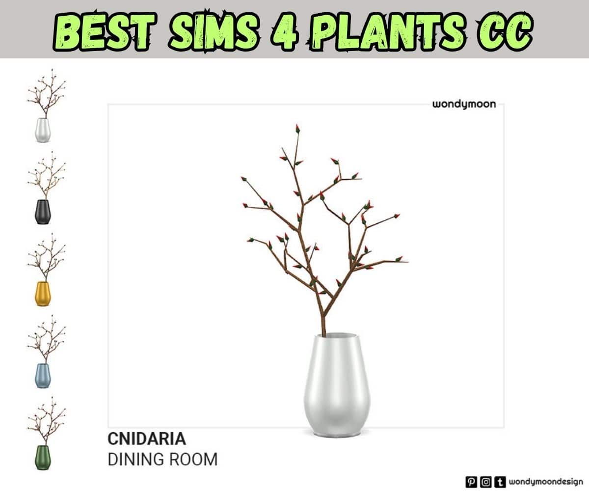 23+ Relaxing Sims 4 Plants CC (Flowers, Potted Plants, Succulents, & More)