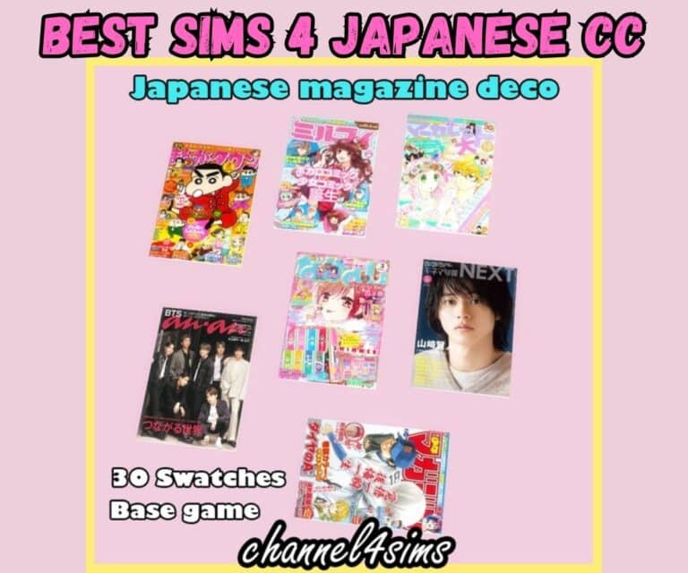 21+ Amazing Sims 4 Japanese CC (Clothes, Furniture, Decor, & More!)