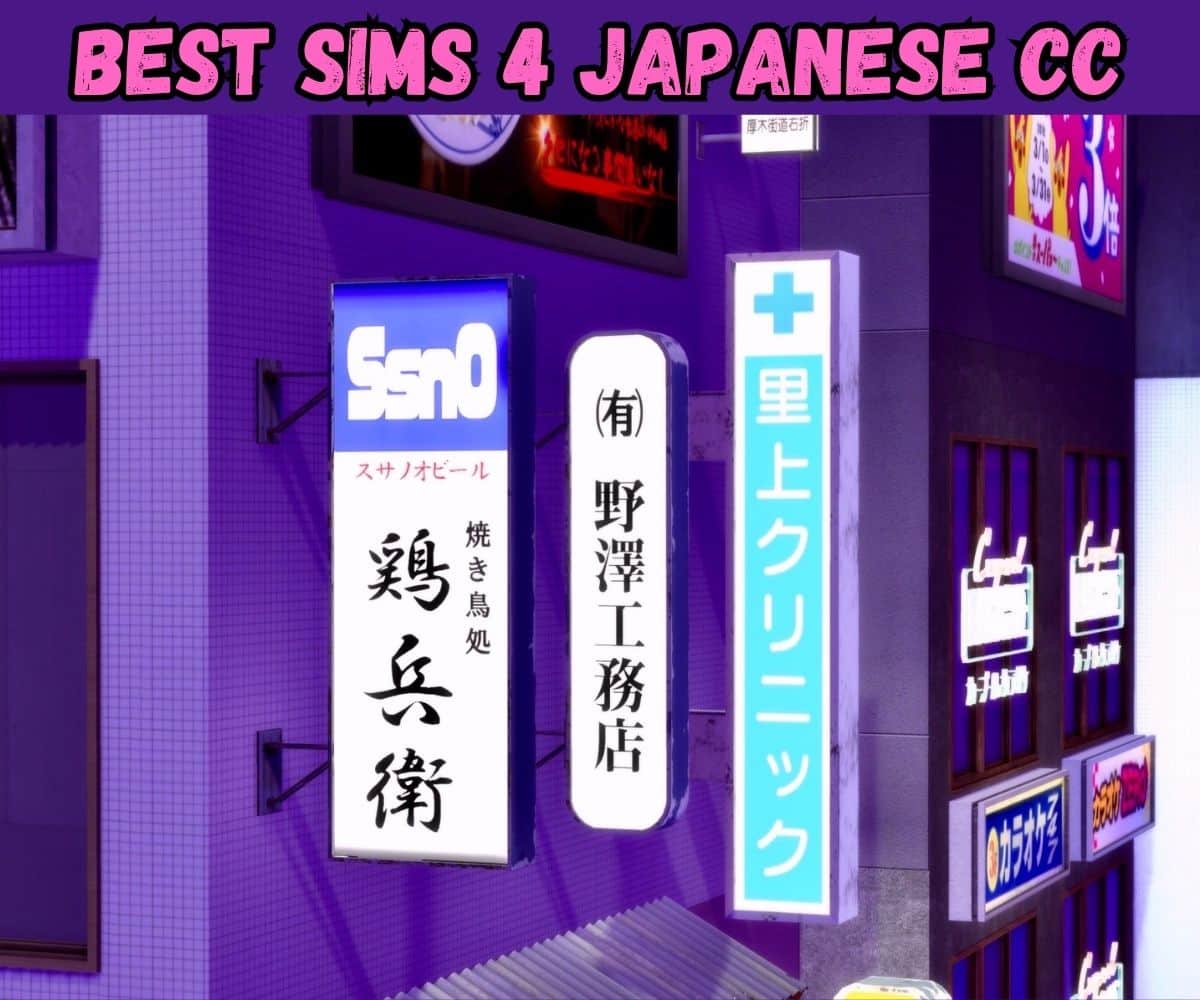 21+ Amazing Sims 4 Japanese CC (Clothes, Furniture, Decor, & More!)
