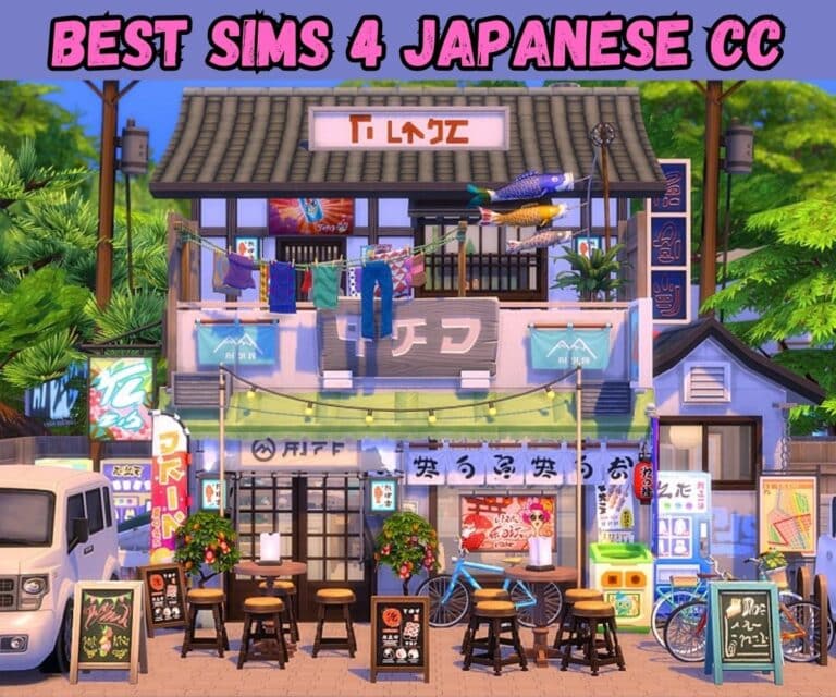 21+ Amazing Sims 4 Japanese CC (Clothes, Furniture, Decor, & More!)