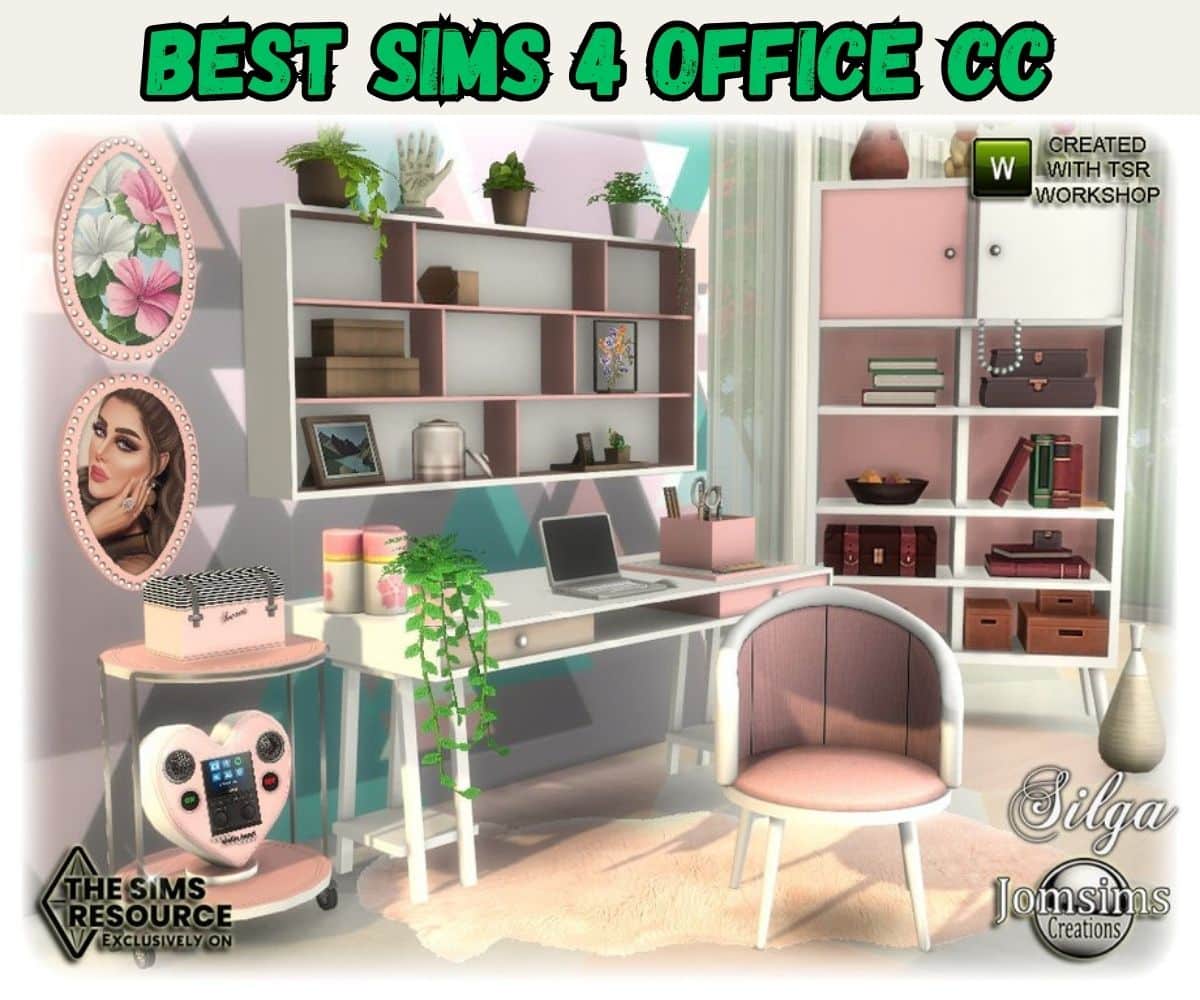 29+ Genius Sims 4 Office CC For Study & Work!
