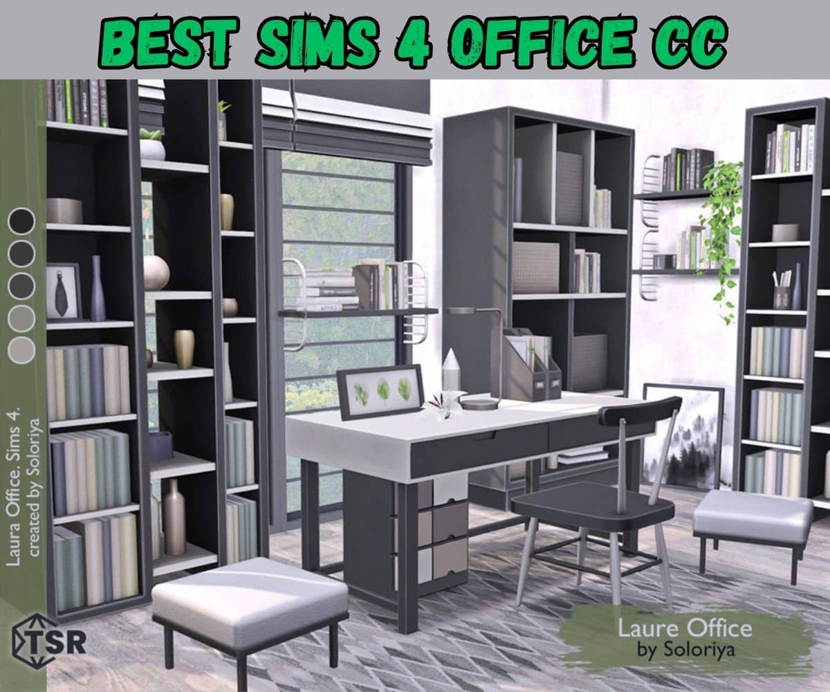 29+ Genius Sims 4 Office CC For Study & Work!