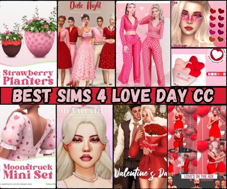 25+ Romantic Sims 4 Valentine's Day CC That Are Perfect For Love Day!