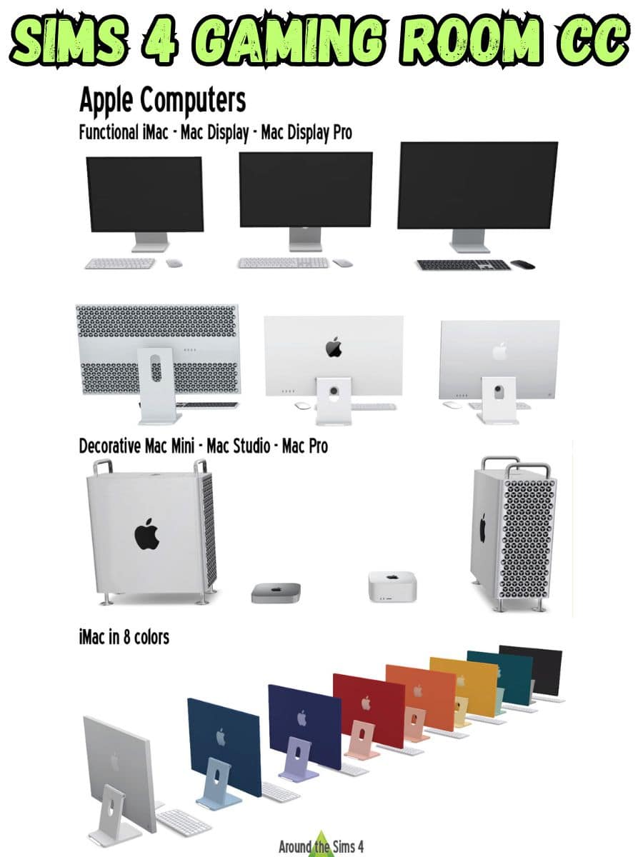 31+ Aesthetic Sims 4 Gaming Room CC For Gamer Girls!