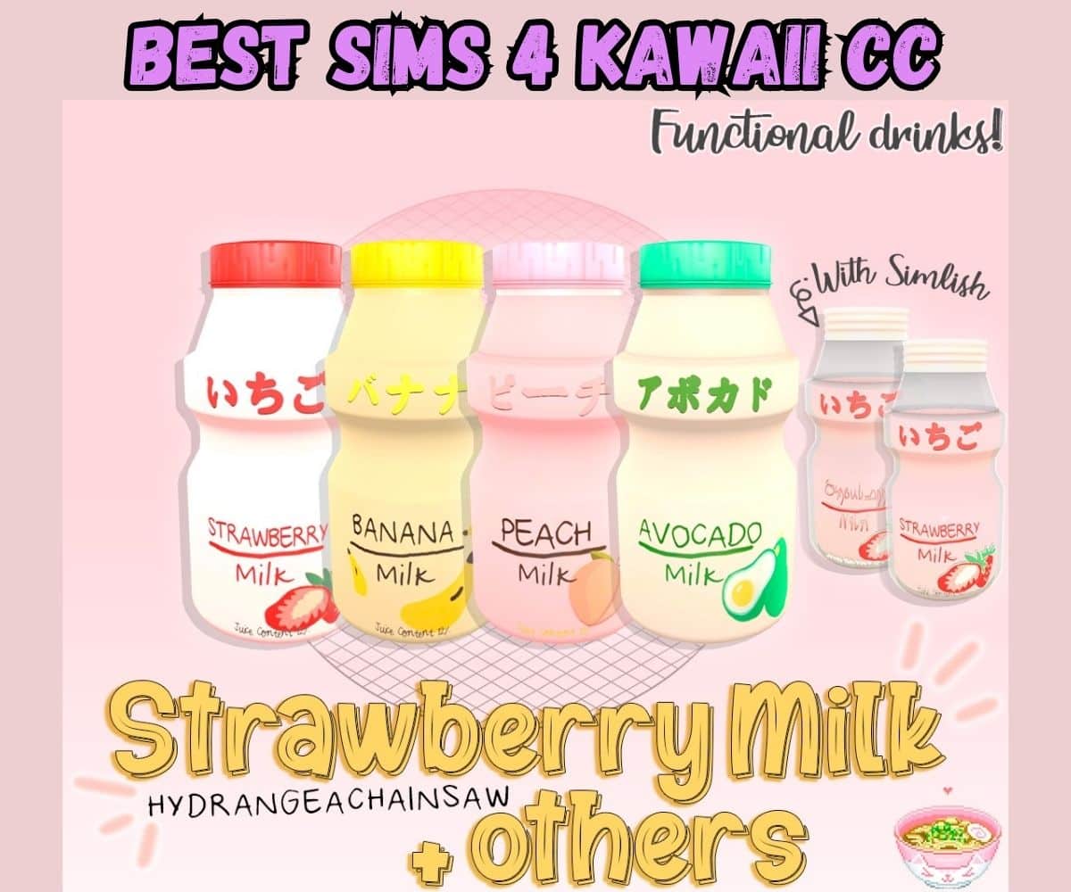 29+ Beyond Cute Sims 4 Kawaii CC (Decor, Clothes, Clutter, & More)