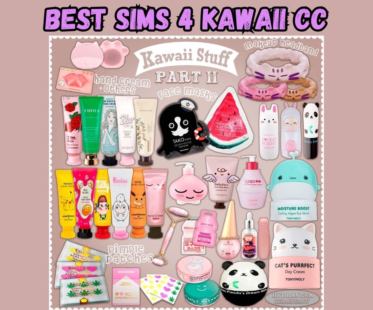29+ Beyond Cute Sims 4 Kawaii CC (Decor, Clothes, Clutter, & More)