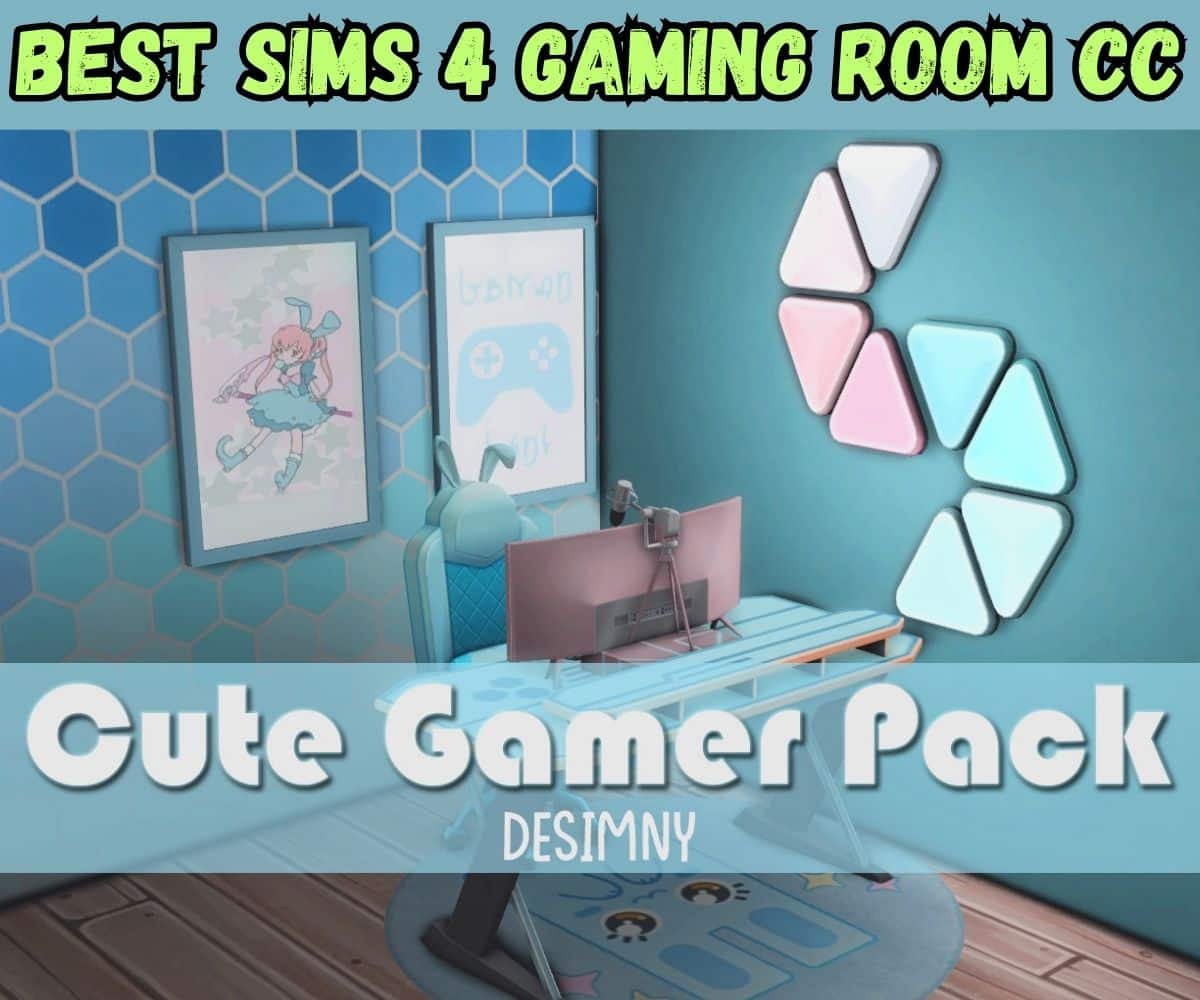 31+ Aesthetic Sims 4 Gaming Room CC For Gamer Girls!