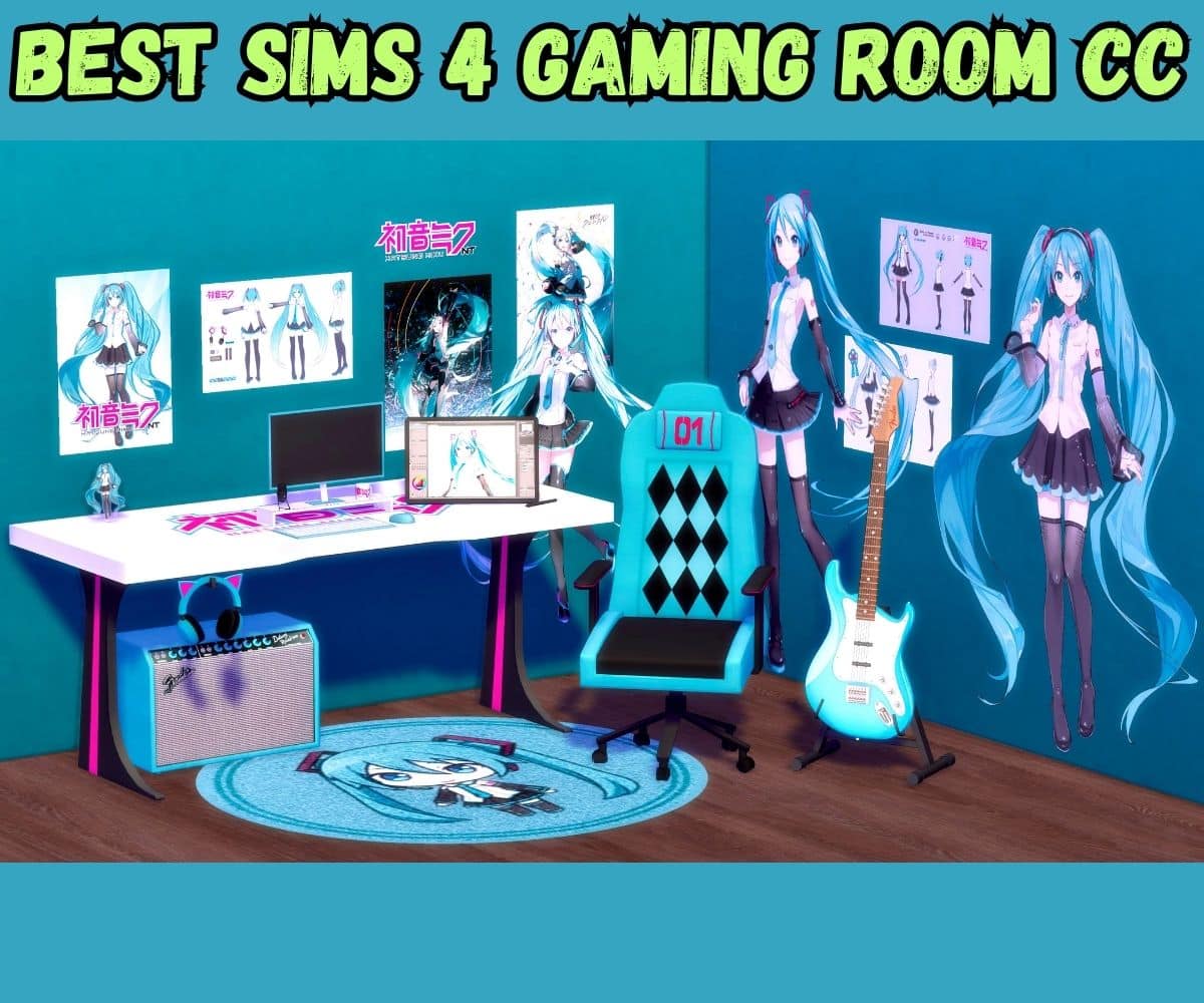 31+ Aesthetic Sims 4 Gaming Room CC For Gamer Girls!
