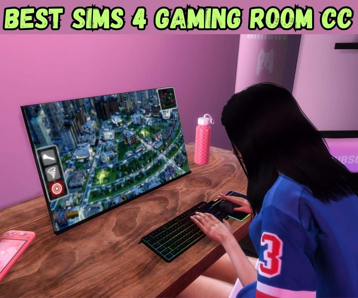 31+ Aesthetic Sims 4 Gaming Room CC For Gamer Girls!
