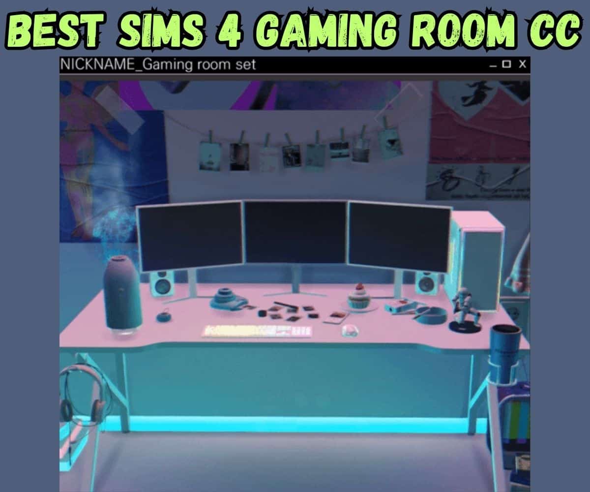 31+ Aesthetic Sims 4 Gaming Room CC For Gamer Girls!