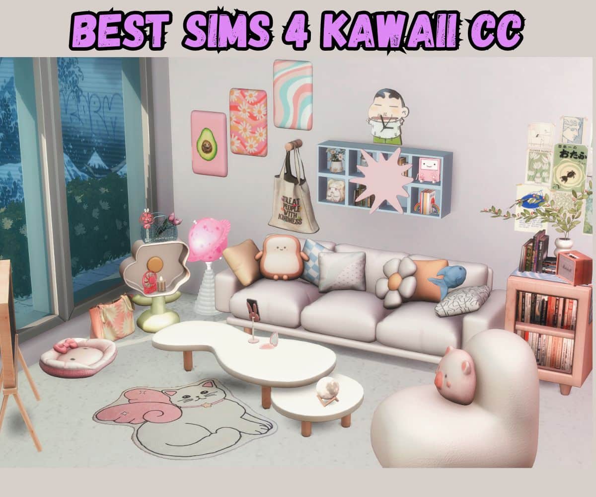 29+ Beyond Cute Sims 4 Kawaii CC (Decor, Clothes, Clutter, & More)