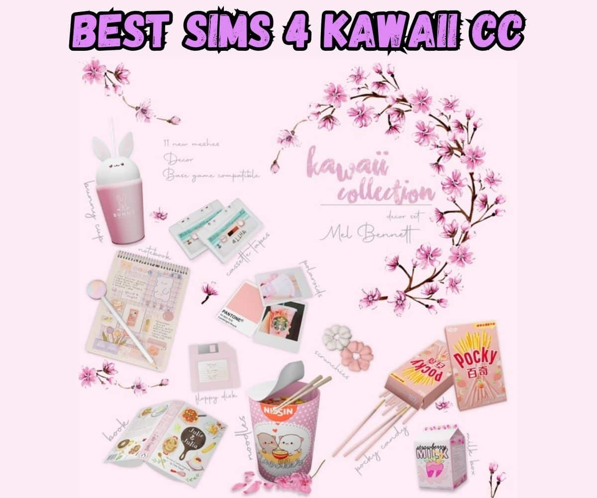 29+ Beyond Cute Sims 4 Kawaii CC (Decor, Clothes, Clutter, & More)