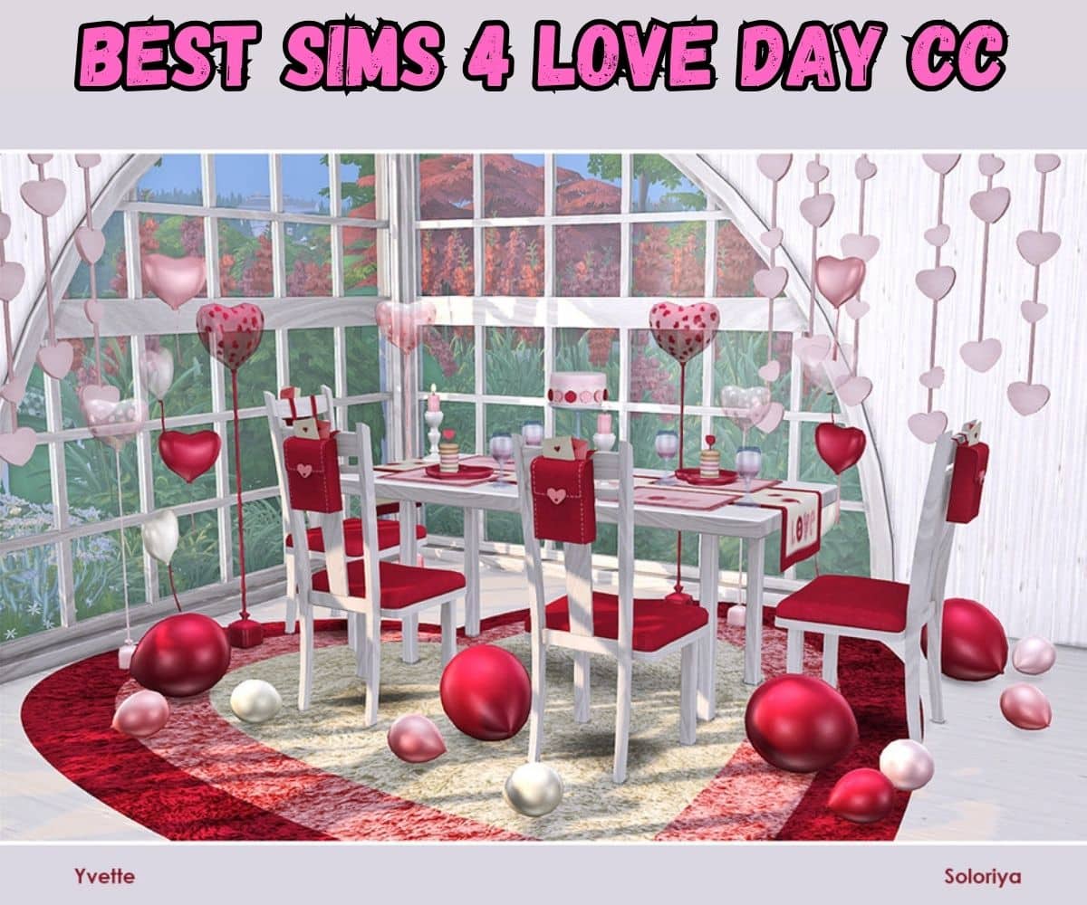 25+ Romantic Sims 4 Valentine's Day CC That Are Perfect For Love Day!